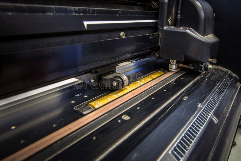 Cutting plotter stock photo. Image of sheet, metal, tool - 37418166