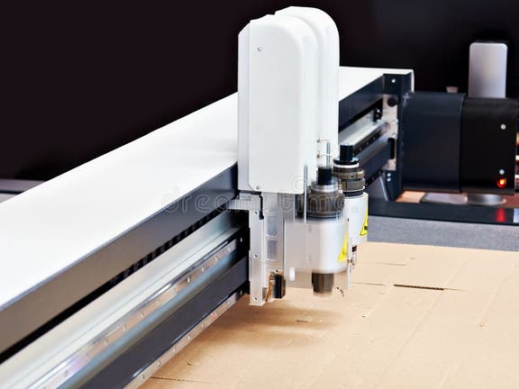 Cutting Plotter with Two Stations Stock Image - Image of cutter, sheet ...