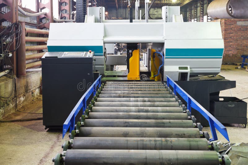 Cutting Saw Machine for Vertical Cuts Stock Photo - Image of operation ...