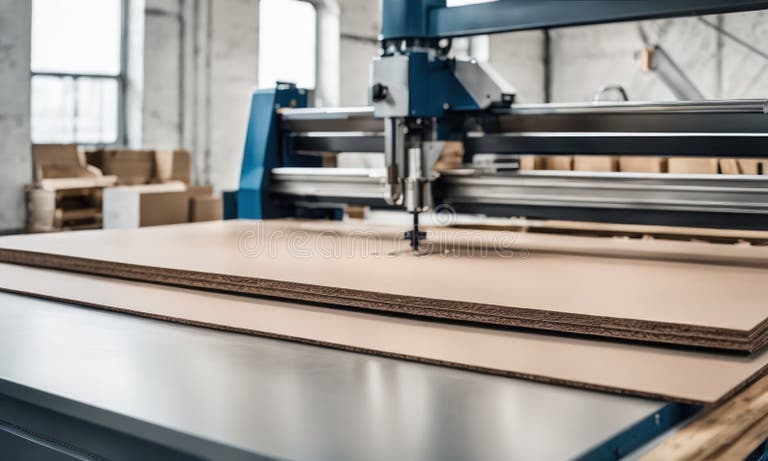 Cutting Sheets of Chipboard. Cutting Sheet Material Chipboard on the ...