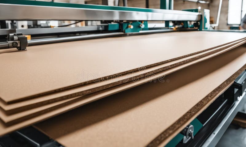 Cutting Sheets of Chipboard. Cutting Sheet Material Chipboard on the ...