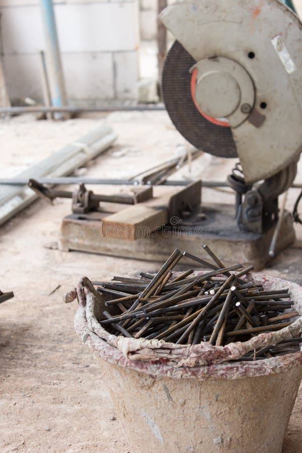 Cutting steel tool stock image. Image of bucket, tank - 59633961