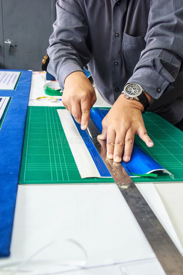 Cutting Sticker on the Cutting Mat. Stock Image - Image of graphic ...