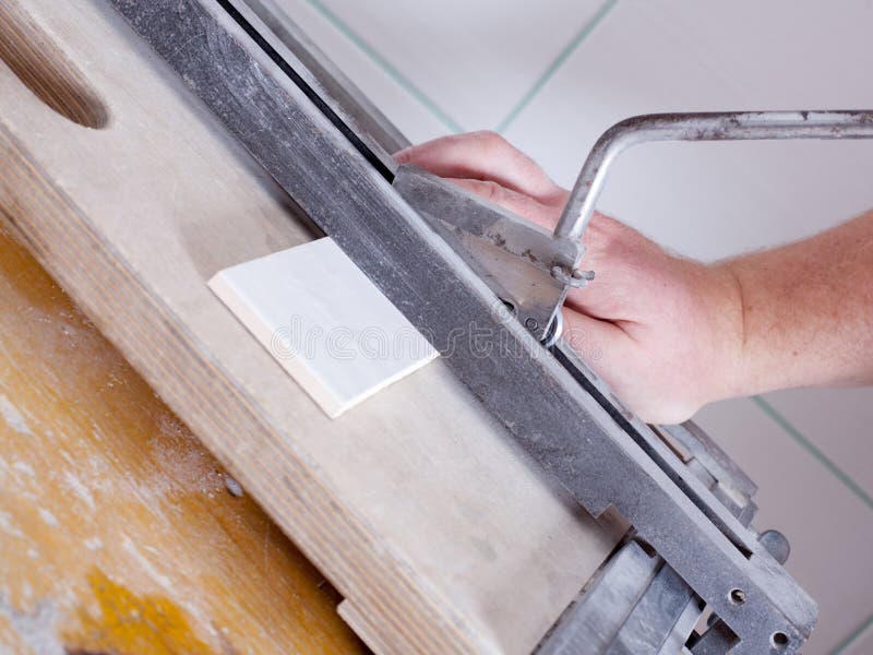 Floor tiles installation stock image. Image of house, installing - 3511725