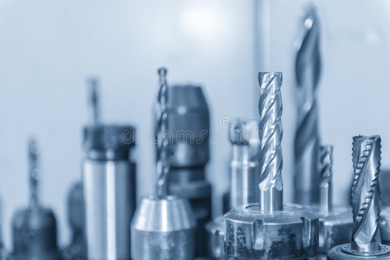 High Precision CNC Machining Center Working, Operator Machining ...