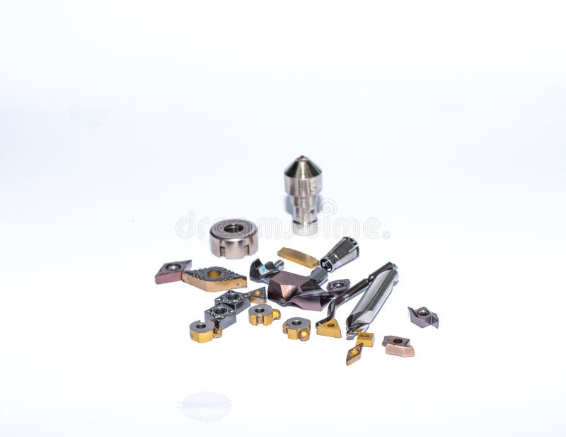 Cutting Tool in the Box for Industrial Isolated on White Background ...