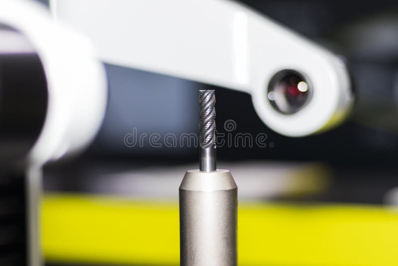Cutting Tool Inspection Machine Stock Image - Image of factory, quality ...