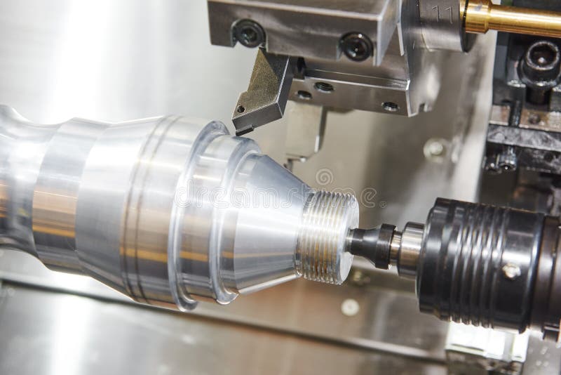 Cutting Tool at Metal Working Stock Image - Image of lathe ...