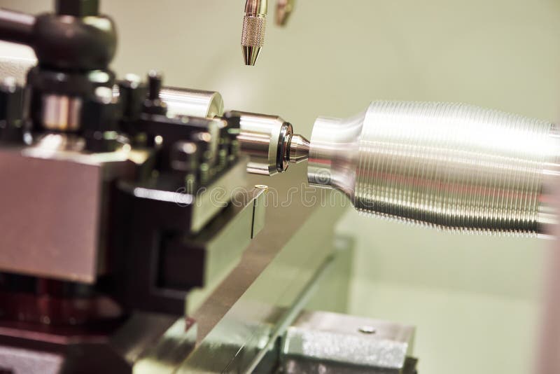 Cutting Tool at Metal Working Stock Image - Image of heavy, machine ...