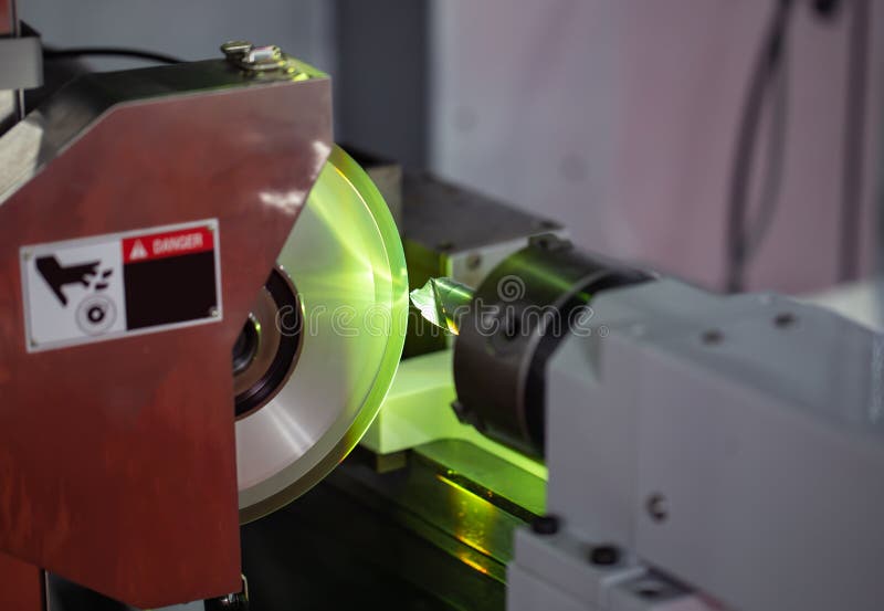 Cutting tool sharpening stock photo. Image of cylindrical - 165780310