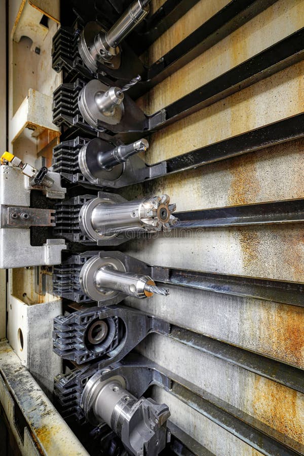 Cutting Tool in the Tool Shop of a CNC Milling Machine Stock Image ...