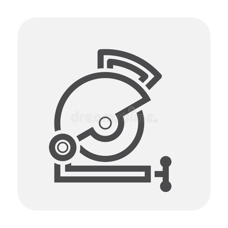 Metal cutting icon stock vector. Illustration of apparatus - 196245121