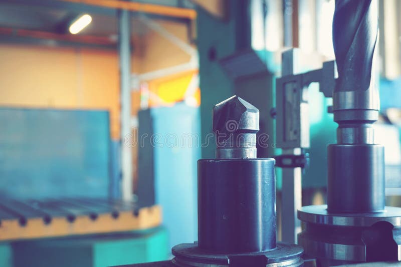 Cutting Tools on the Rack and Ready-to-operate Cnc-machining with a ...