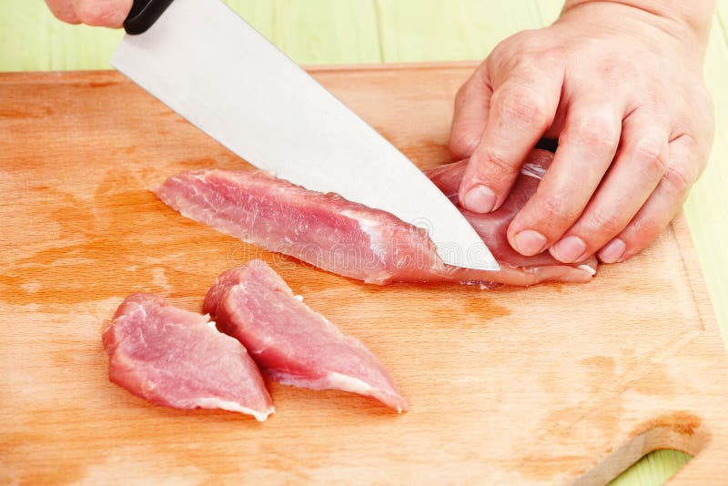 Cutting the Turkey stock image. Image of thanksgiving, bird - 425387