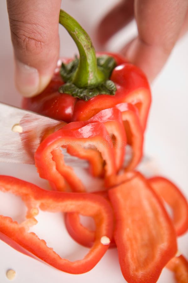 Cutting vegetables stock image. Image of portion, cutting - 16718483