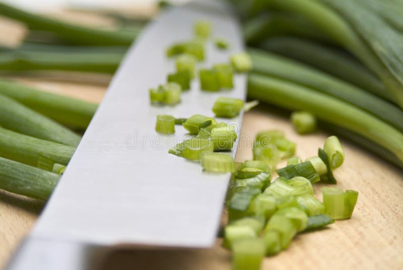 Cutting vegetables stock image. Image of food, green, stainless - 445793