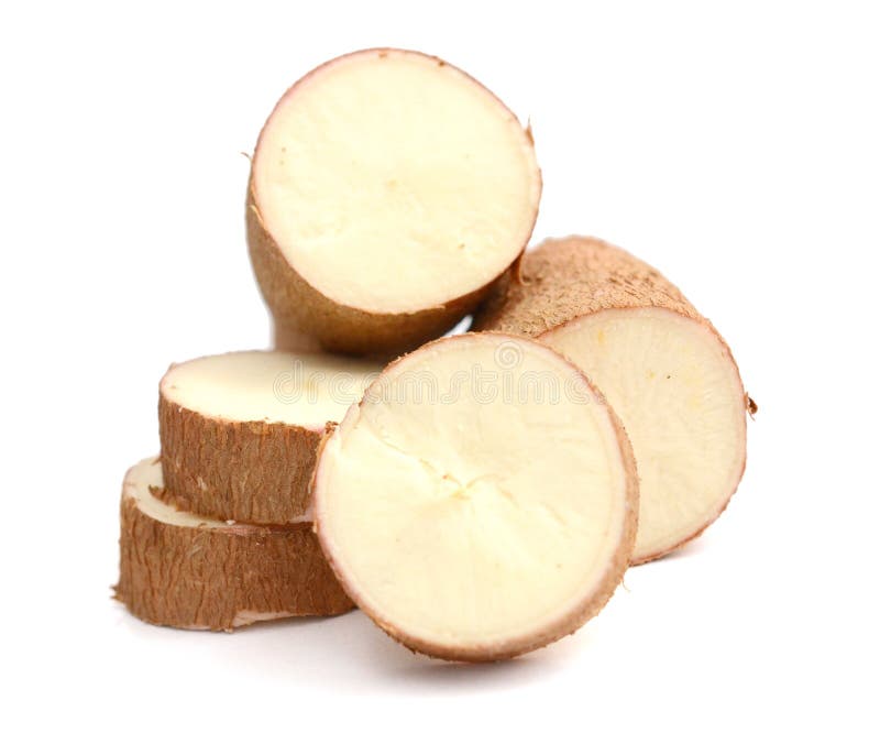 Halved Yuca Root stock photo. Image of roots, scabrous - 99158786