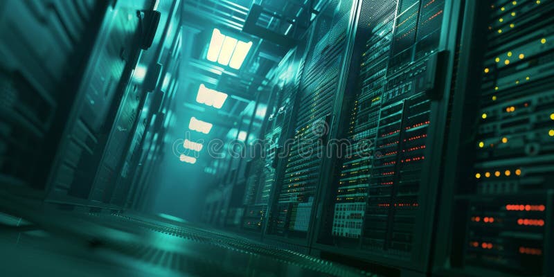 A Cuttingedge Futuristic Data Center Equipped with Advanced Server ...