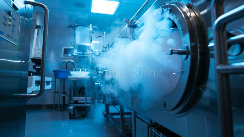 Cuttingedge HighTech Laboratory Equipment Featuring Vapor and Steam in ...