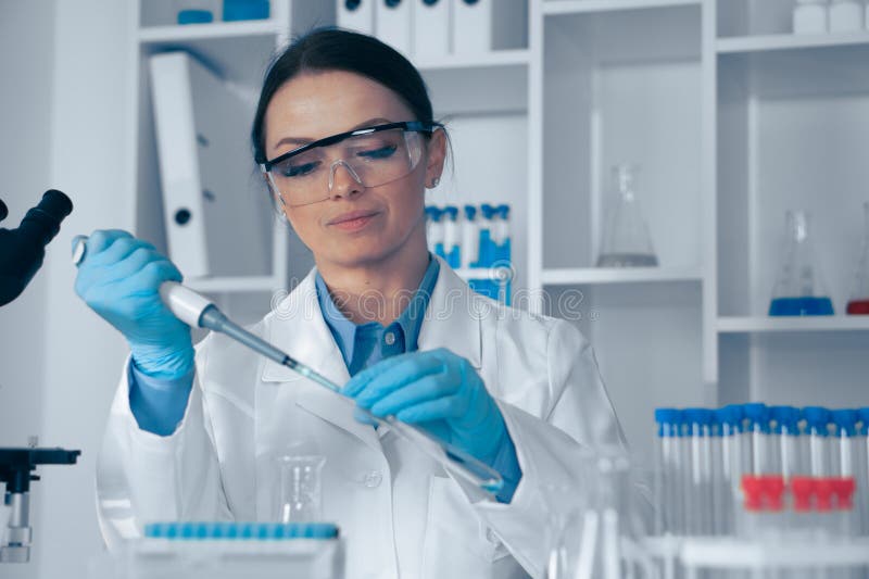 In a Cuttingedge Lab, a Dedicated Scientist Conducts Complex ...