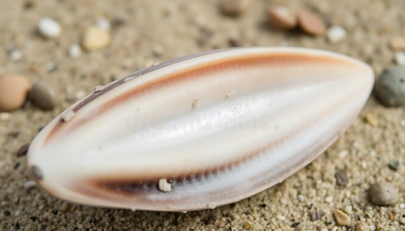 Cuttlefish Bone White Shell Beach Find Ocean Treasure Generative AI ...
