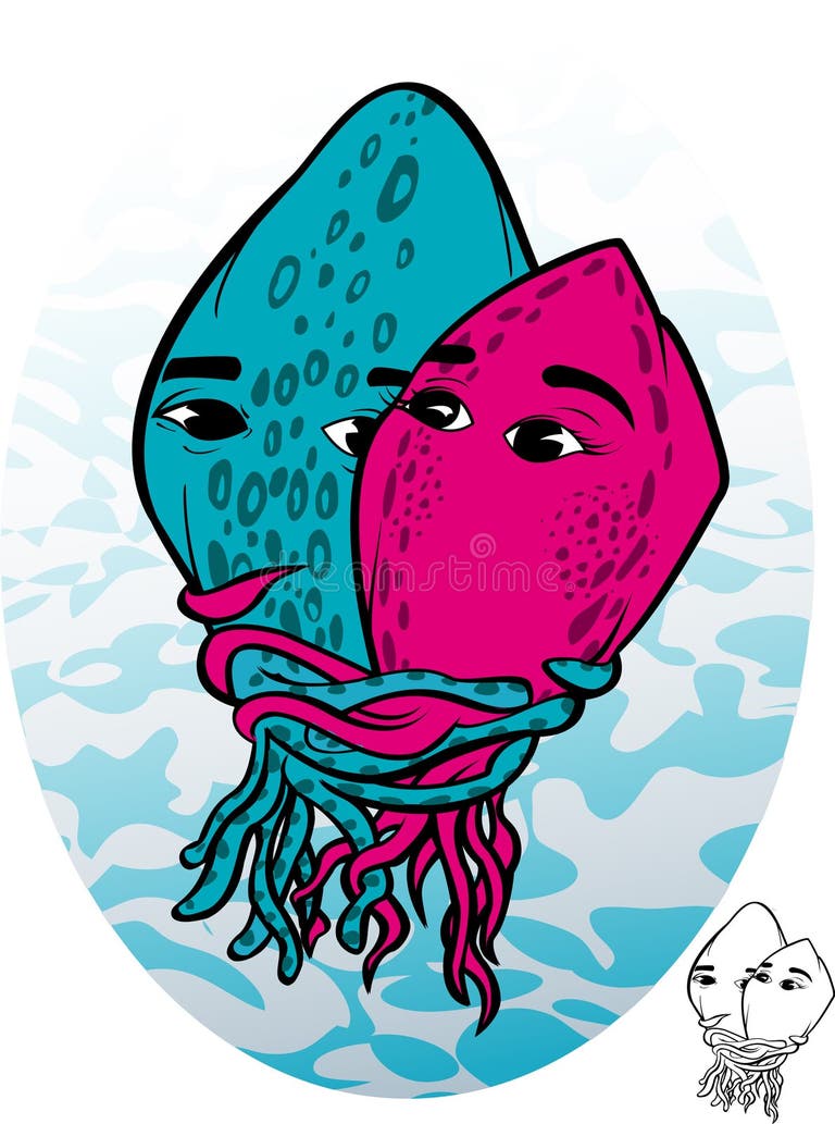 Cuttlefish Cartoon Stock Illustrations – 2,437 Cuttlefish Cartoon Stock ...