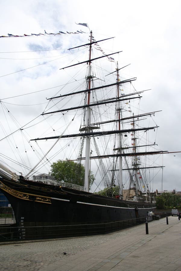 Cutty Sark, Greenwich editorial stock image. Image of ship - 817119