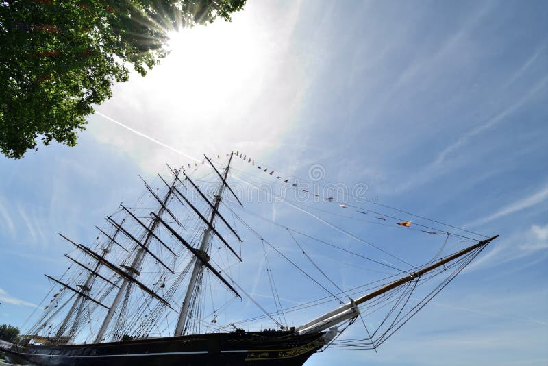 Cutty Sark stock photo. Image of sailboat, color, travel - 159975096