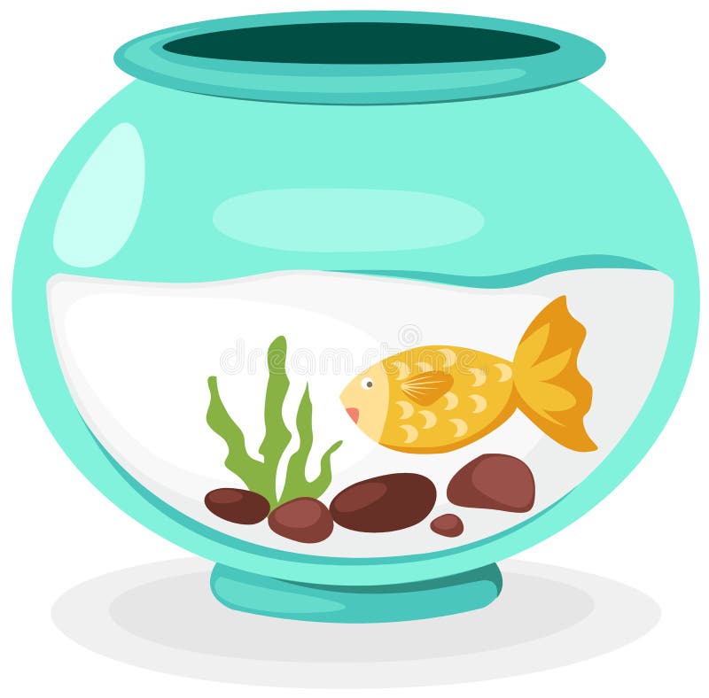 Cuvette de poissons illustration de vecteur. Illustration du marin ...