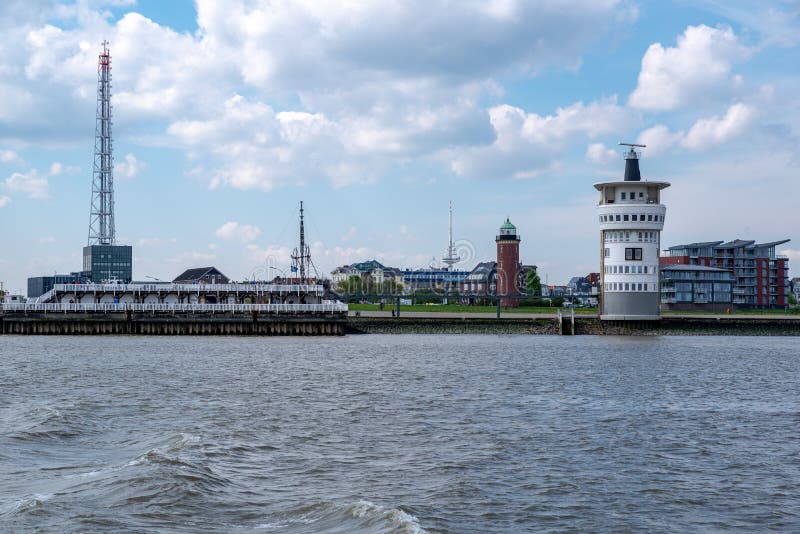 View of the Port Facilities in Cuxhaven Editorial Photo - Image of city ...