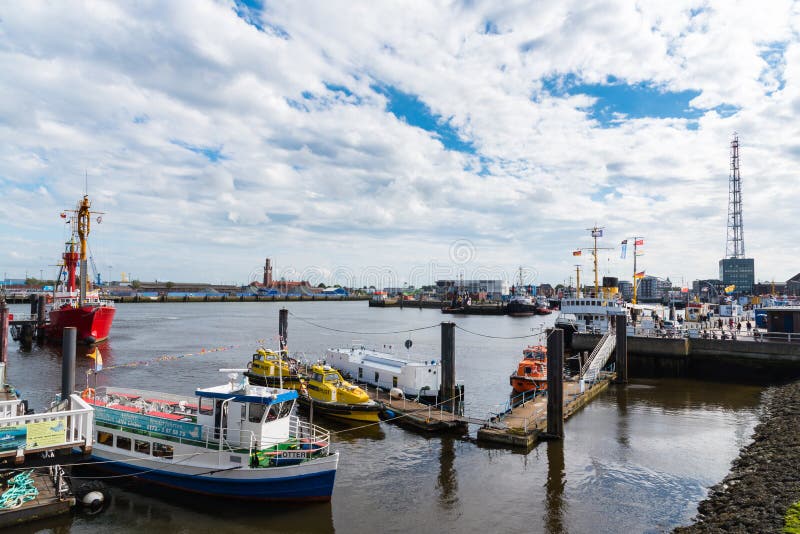 Cuxhaven, Germany 08.05 editorial photo. Image of seafaring - 107984661