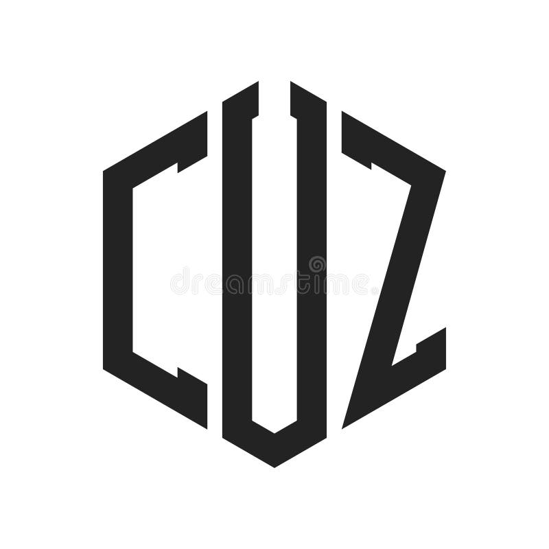 CUZ Logo Design. Initial Letter CUZ Monogram Logo Using Hexagon Shape ...