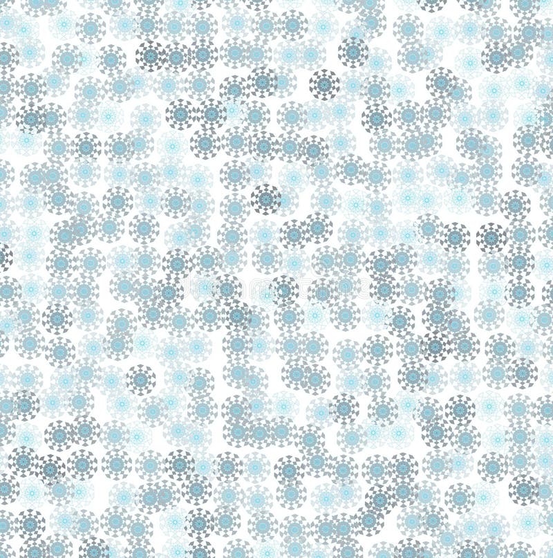 Seamless Pattern with Snowflakes Stock Illustration - Illustration of ...