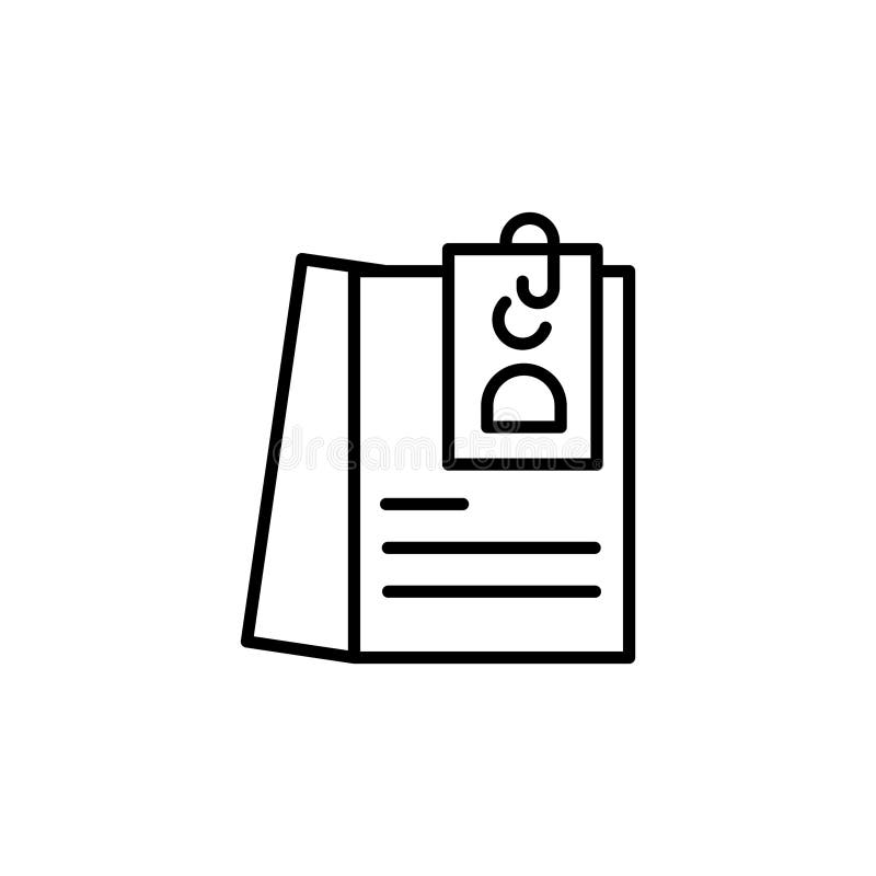 CV Application Icon stock vector. Illustration of precision - 330590854