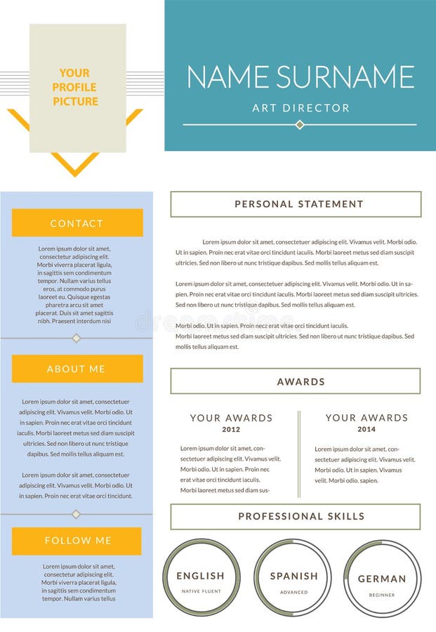 Professional Resume Border Stock Illustrations – 21 Professional Resume ...