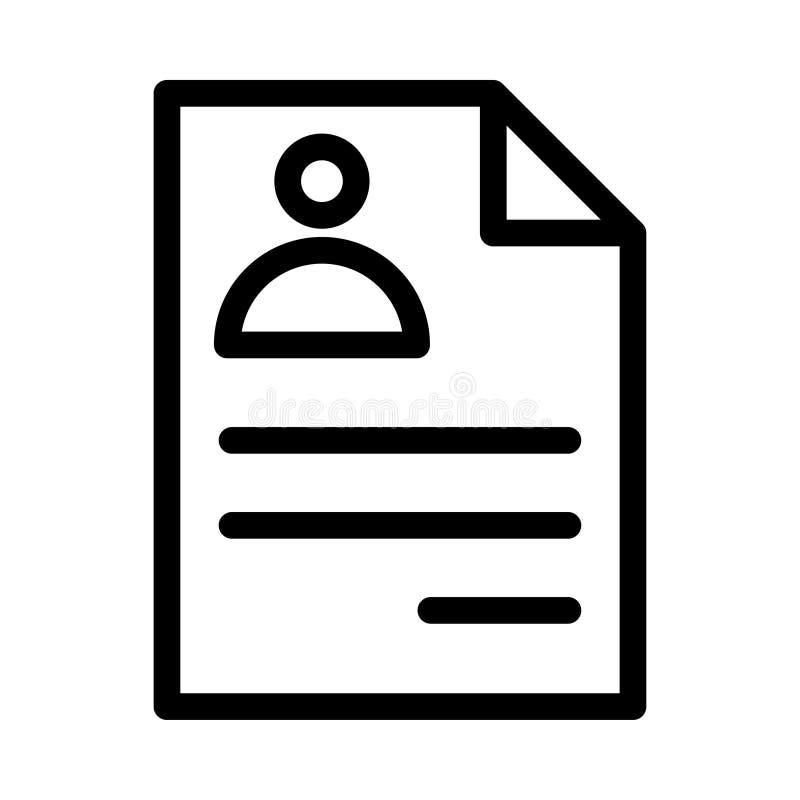 Cv Writing Icon Stock Illustrations – 408 Cv Writing Icon Stock ...