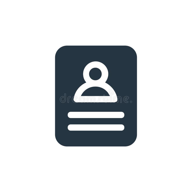 CV Vector Icon. CV Editable Stroke. CV Linear Symbol for Use on Web and ...