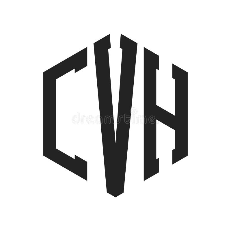 CVH Logo Design. Initial Letter CVH Monogram Logo Using Hexagon Shape ...
