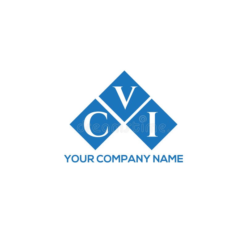 CVI Letter Logo Design on White Background. CVI Creative Initials ...