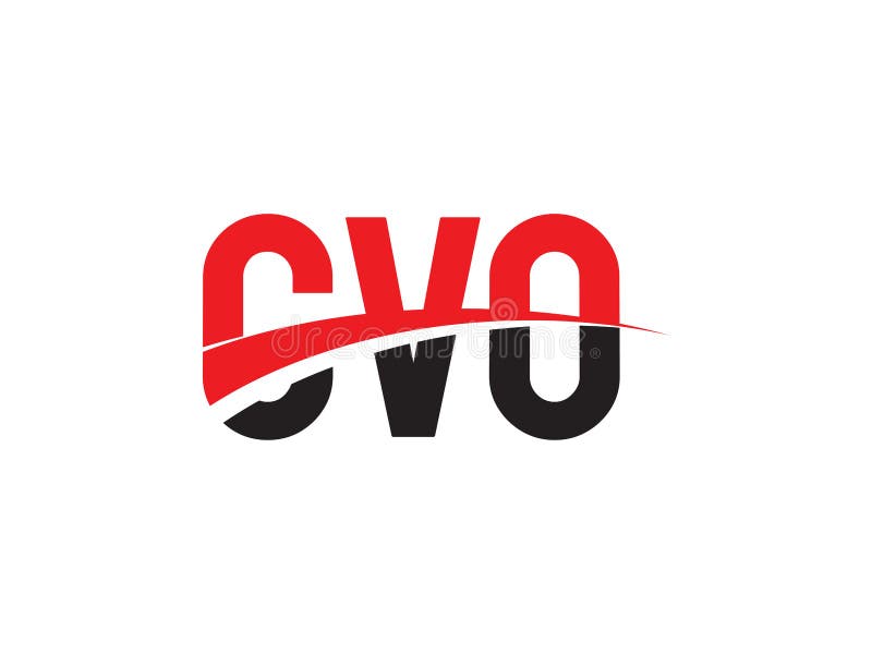 CVO Letter Initial Logo Design Vector Illustration Stock Vector ...