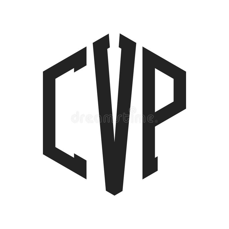 CVP Logo Design. Initial Letter CVP Monogram Logo Using Hexagon Shape ...