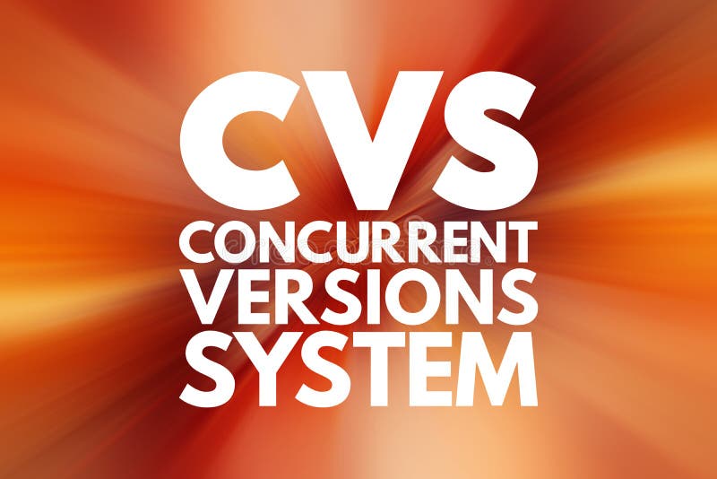 CVS - Concurrent Versions System Acronym, Technology Concept Background ...