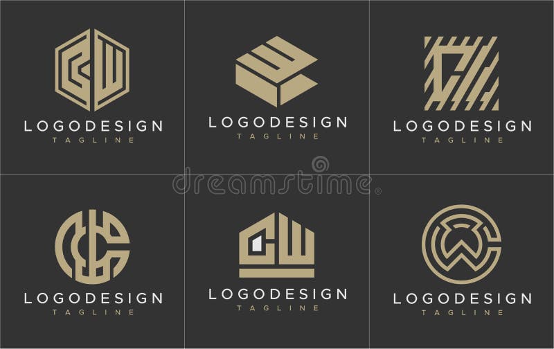 J S Js Logo Design Collection Modern J S Js Letter Logo Vector Set Stock Vector Illustration