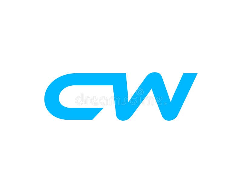Cw Letter Stock Illustrations – 945 Cw Letter Stock Illustrations ...