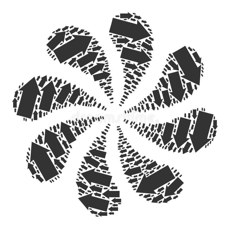 Fan Rotation Direction Icon. Stock Vector - Illustration of shape ... Fan Rotation Direction Icon. Stock Vector - Illustration of shape ...