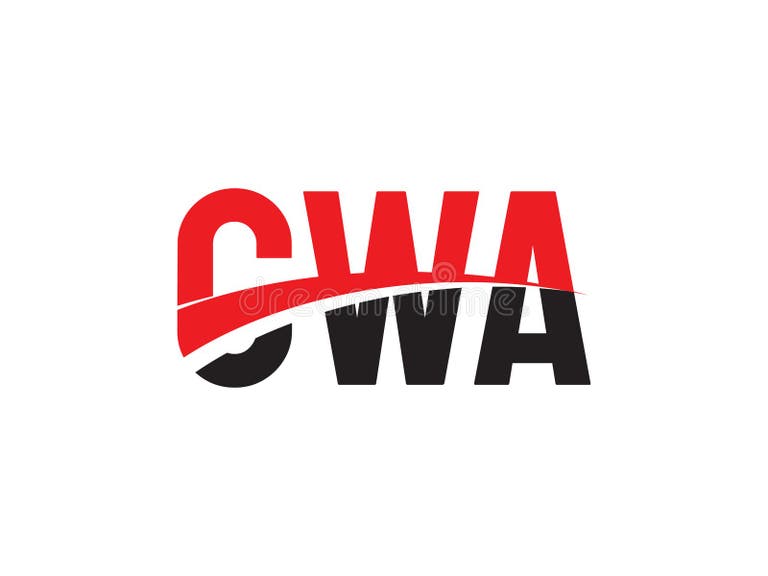 CWA Letter Initial Logo Design Vector Illustration Stock Vector ...