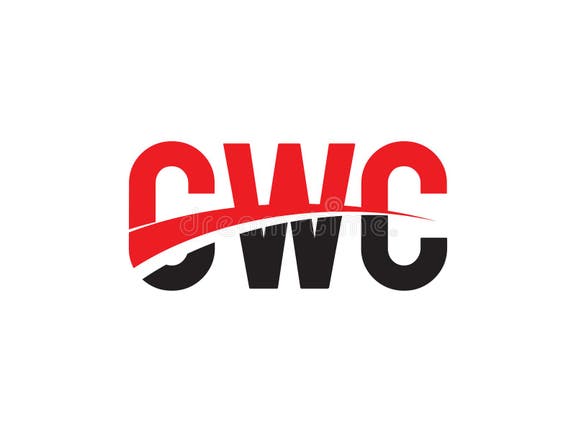 CWC Letter Initial Logo Design Vector Illustration Stock Vector ...