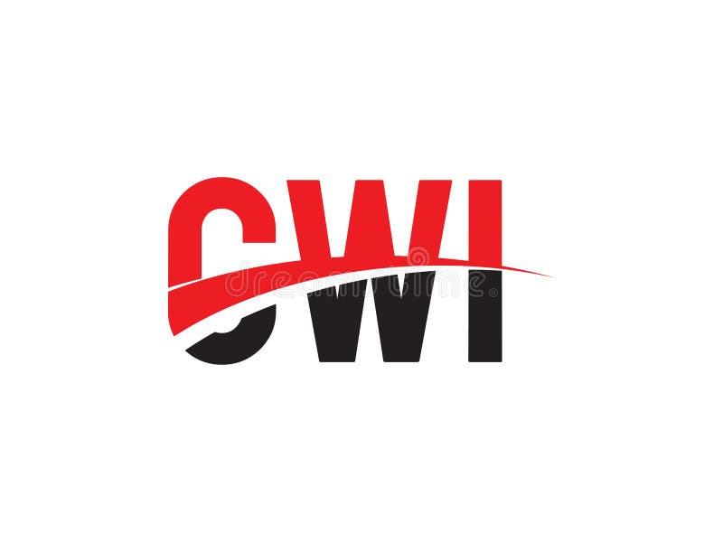 CWI Letter Initial Logo Design Vector Illustration Stock Vector ...