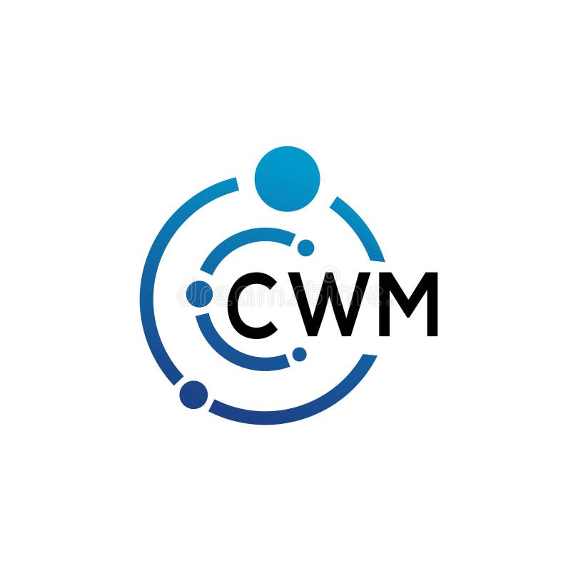 CWM Letter Logo Design on White Background. CWM Creative Initials ...