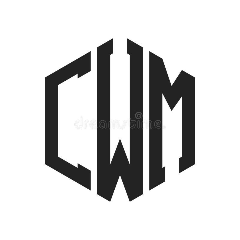CWM Logo Design. Initial Letter CWM Monogram Logo Using Hexagon Shape ...
